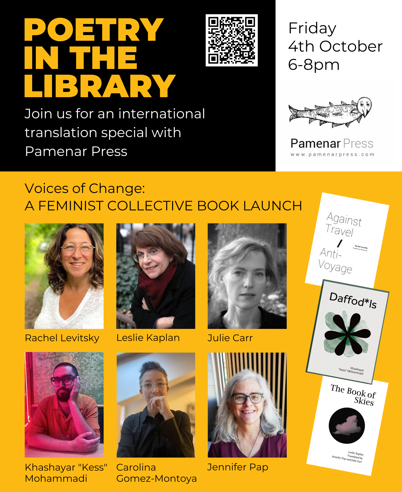 Poetry in the Library - A Feminist Collective Book Launch - Deptford Lounge