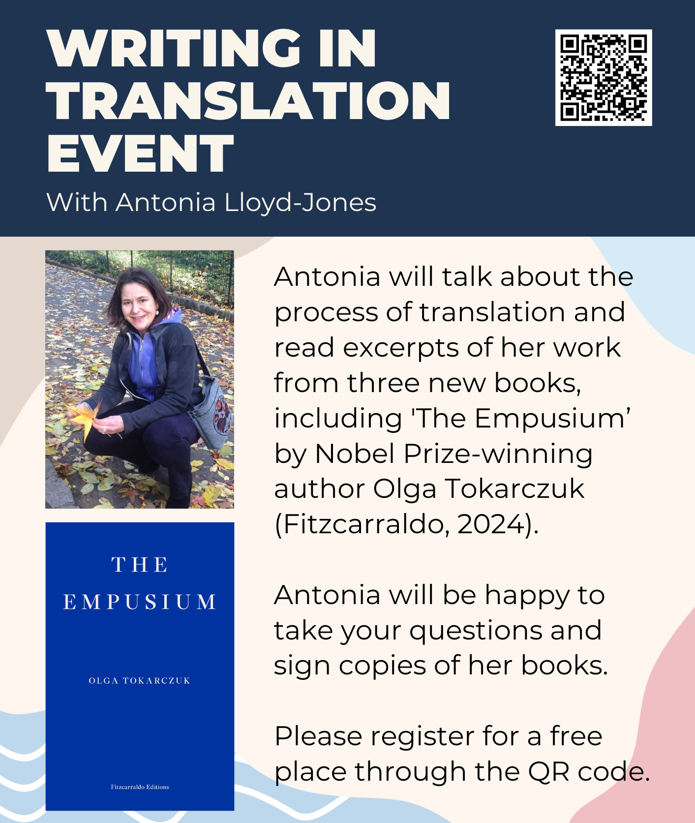 Translation event with Antonia Lloyd Jones - Deptford Lounge