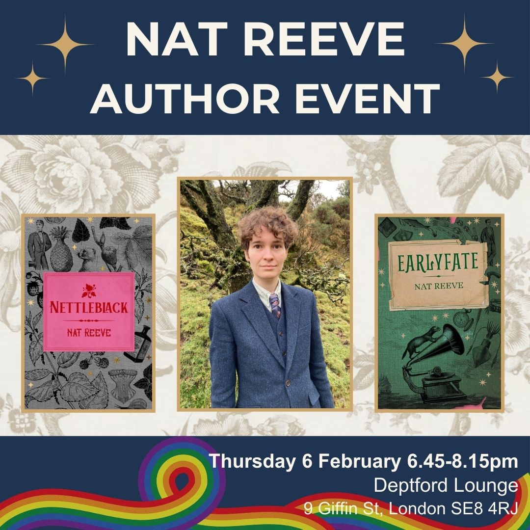 Nat Reeve Author Event Author event - Deptford Lounge